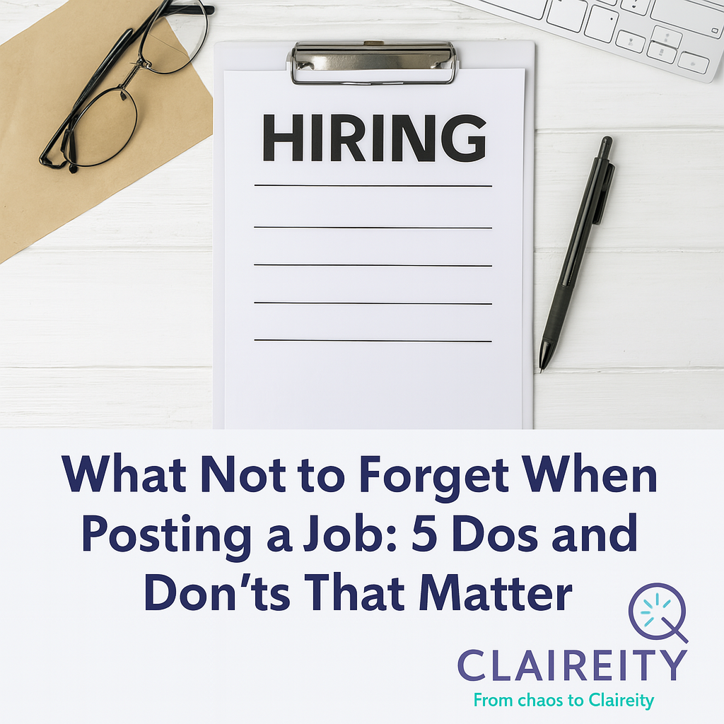 What Not to Forget When Posting a Job: 5 Dos and Don’ts That Matter ...